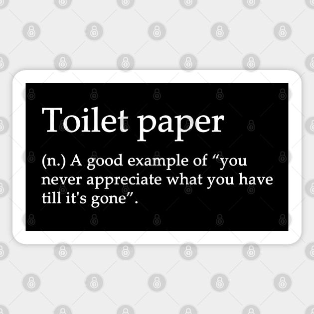 Toilet Paper Definition Toilet Paper Sticker TeePublic toilet-paper-definition-toilet-paper-sticker-teepublic